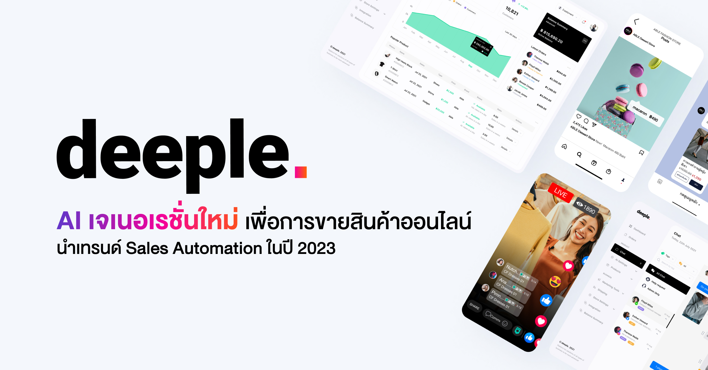 "deeple" (ดีเปิ้ล) เปิดตัว AI เจเนอเรชั่นใหม่เพื่อการขายสินค้าออนไลน์ ...
