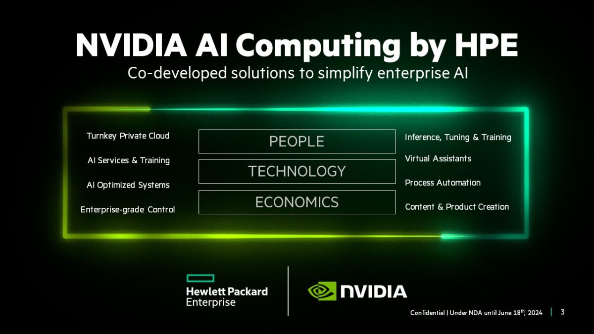 Hewlett Packard Enterprise and NVIDIA Announce 'NVIDIA AI Computing by ...